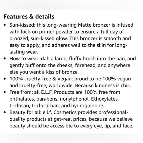 ELF | Makeup | Elf Primerinfused Bronzer Longwear Matte Forever Sun ...